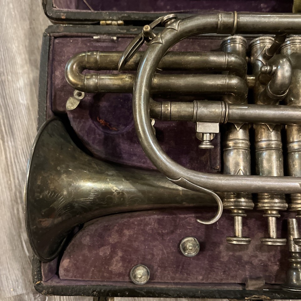 Besson Prototype New Creation Cornet 1912 w + Case | eBay