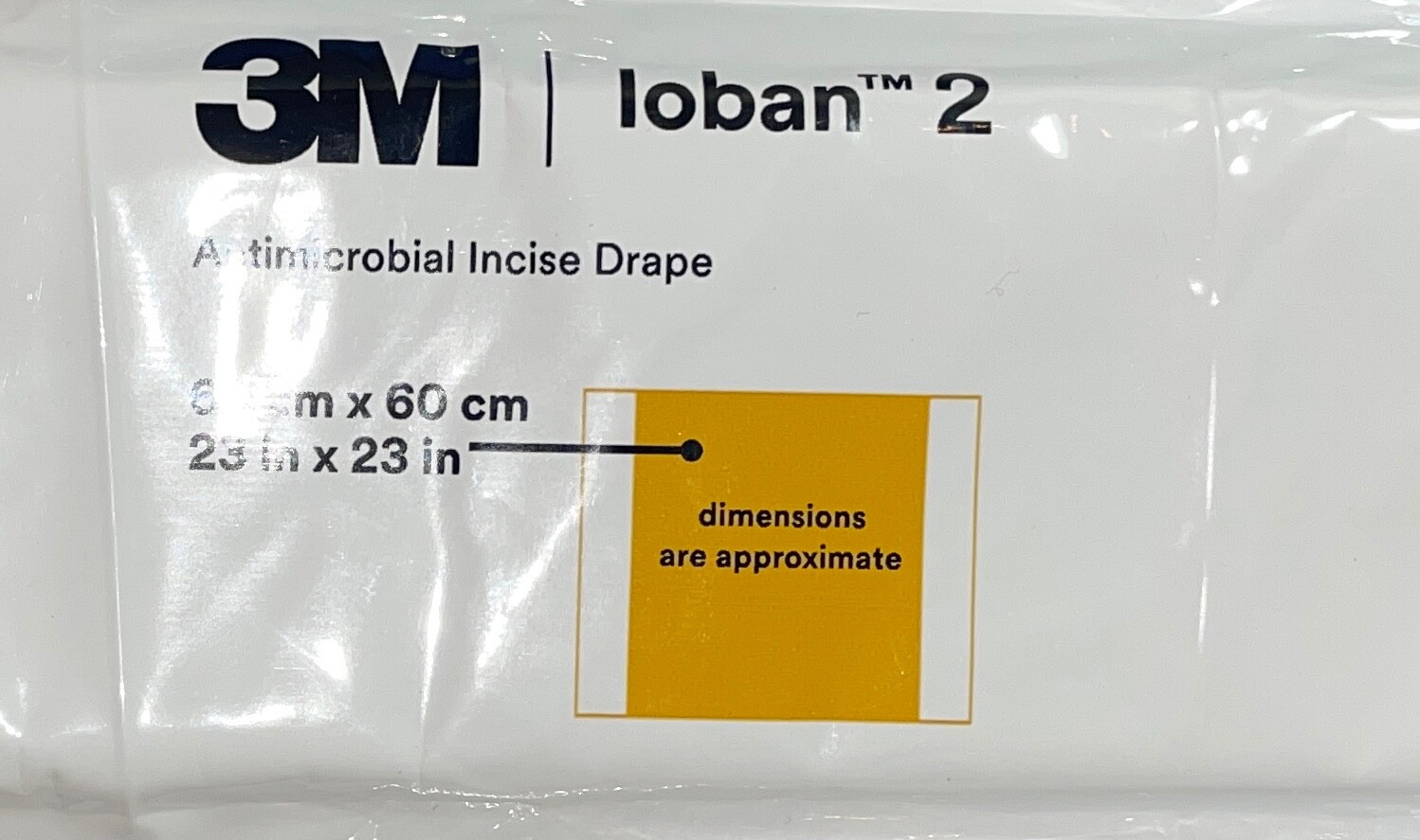 3M 6648EZ Ioban 2 Antimicrobial Incise Drape 60cm x 23in for sale ...