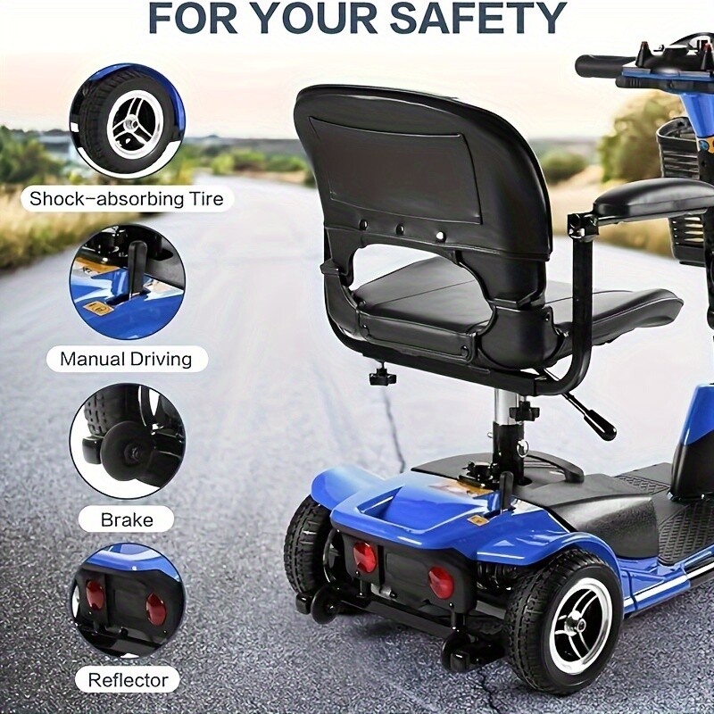 3 Wheel Folding Mobility Scooter Power Wheel Chairs Electric Device ...