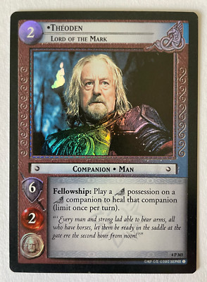 LOTR TCG - FOIL Theoden, Lord of the Mark 4P365 - The Two Towers | eBay