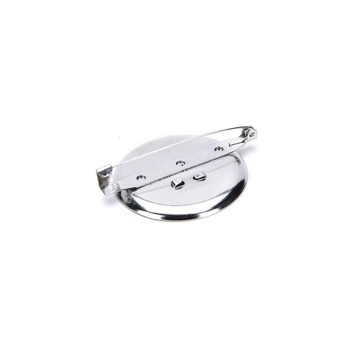 10pcs Silver Plated Back Brooch Pin Findings DIY Supply Safety Base ...
