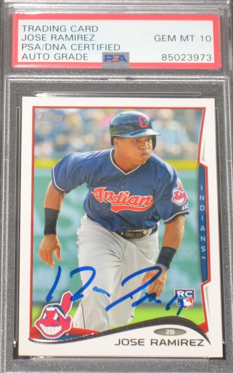 Jose Ramirez Autographed Memorabilia | Signed Photo, Jersey ...