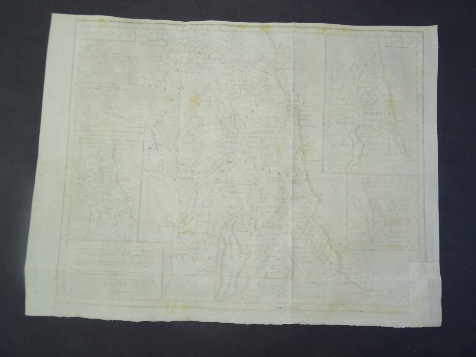 Antique Map of Ancient Palestine by Alexander Adam 1797 | eBay