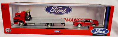 M2 Machines FORD Performance Hauler 1966 FORD C-950 &1987 FORD MUSTANG ...