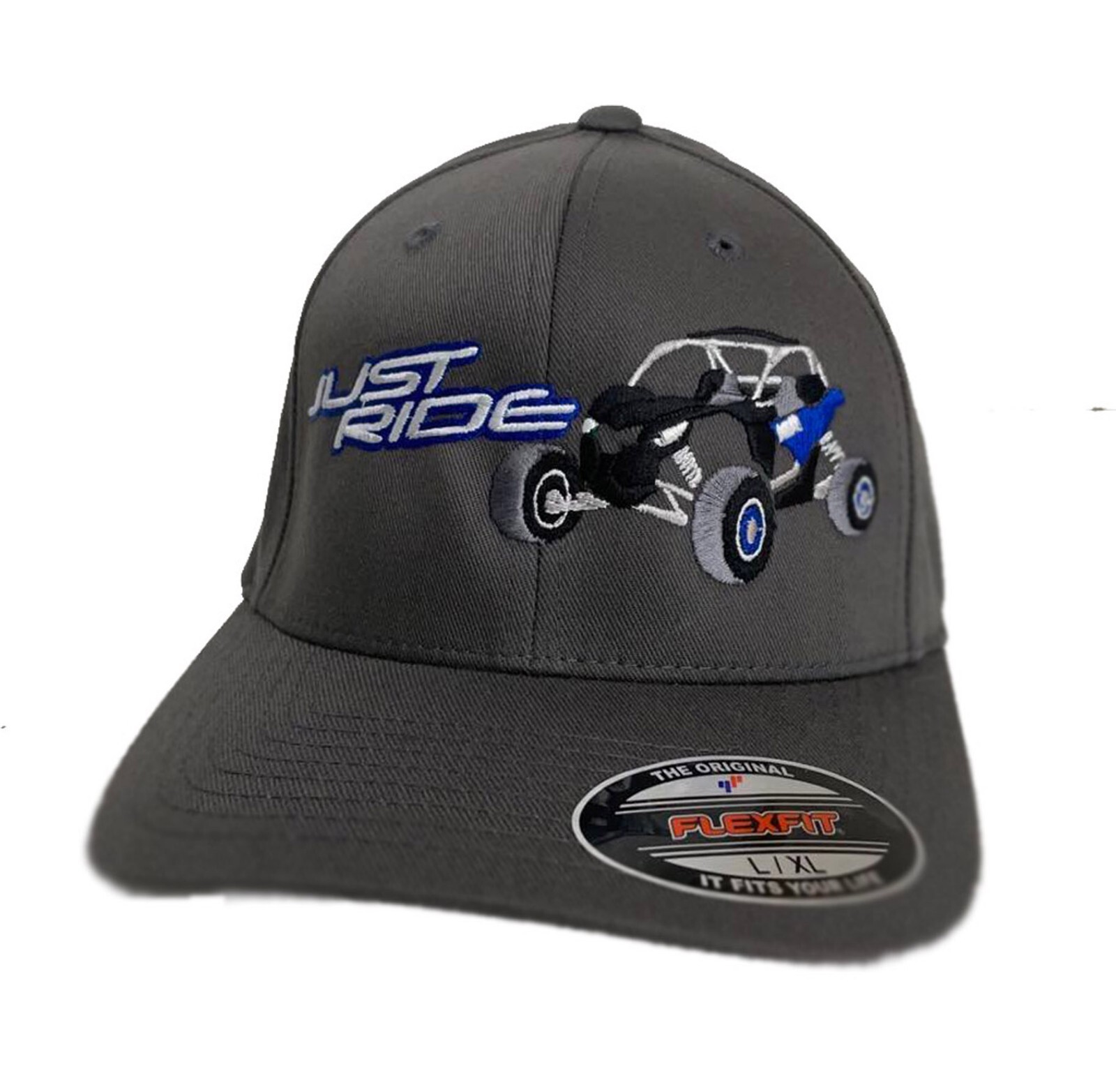 JUST RIDE UTV SIDE BY SIDE HAT FLEXFIT FITTED CAP X3 TURBO | eBay