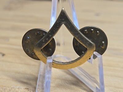 Vintage U.S. ARMY PFC Private First Class E3 Rank Lapel Pin Gold Color ...