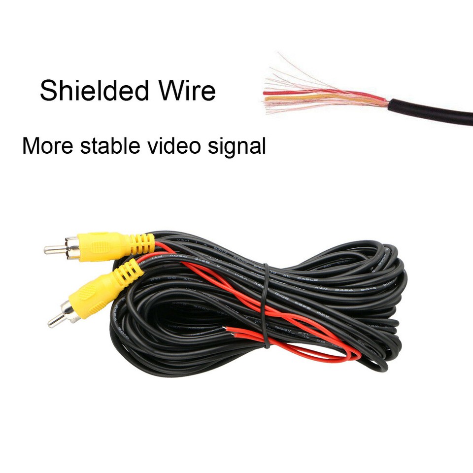 33ft Car Video RCA Extension Cable For Rear View Backup Camera ...