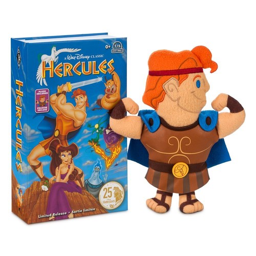 Disney Hercules VHS Plush w/ Case – 7 1/2"– Limited Release Stuffed Toy ...