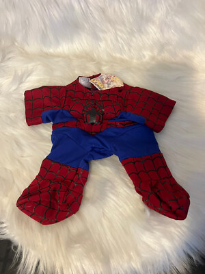 Build a bear padded muscles spiderman outfit clothes | eBay