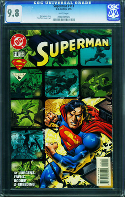 SUPERMAN #111 1996-HIGHEST CGC GRADED 9.8 0788707005 | eBay