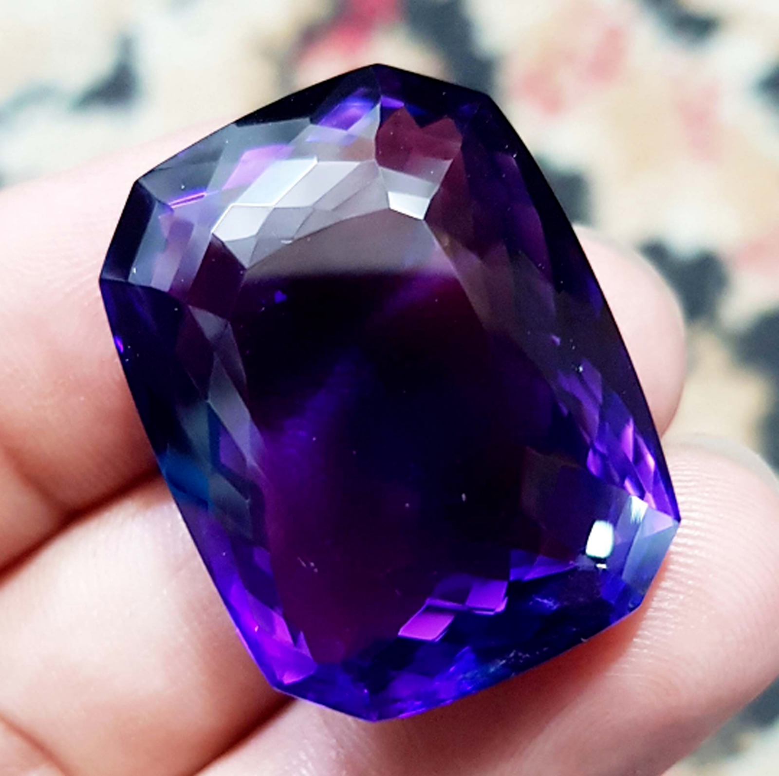 65 Ct Topnotch Purple Color Heated Amethyst Loose Gemstone, Brazil | eBay