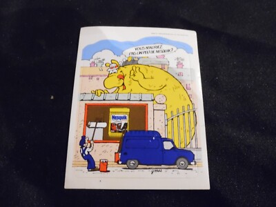 Autocollant NESQUIK GROQUIK poseur d’affiches | eBay