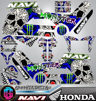 Honda Navi 2016 -2023 Graphics Kit Decals Stickers Honda Navi 2016-2023 ...