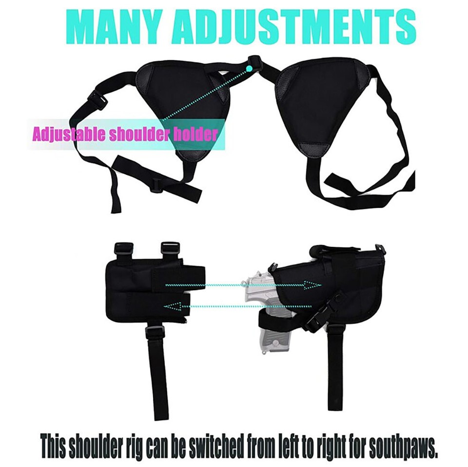Tactical Underarm Shoulder Gun Holster Pistol Concealed Carry ...
