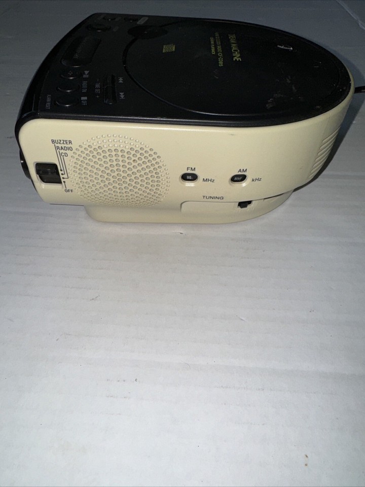 Sony Dream Machine FM/AM Radio CD Player Dual Alarm Clock ICF-CD815 ...