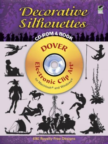 Dover Electronic Clip Art Ser.: Decorative Silhouettes by Dover Staff ...