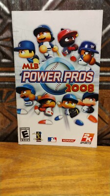 MLB Power Pros 2008 PlayStation 2 PS2 Original 2K Sports Game ...