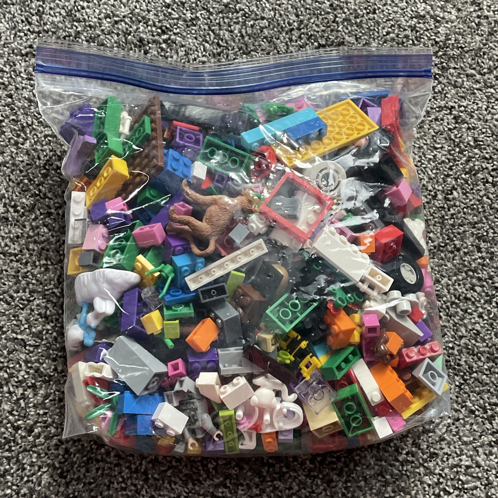 Legos Briks Unbranded Building Bricks Blocks 1 Gallon 2lb Misc Variety ...