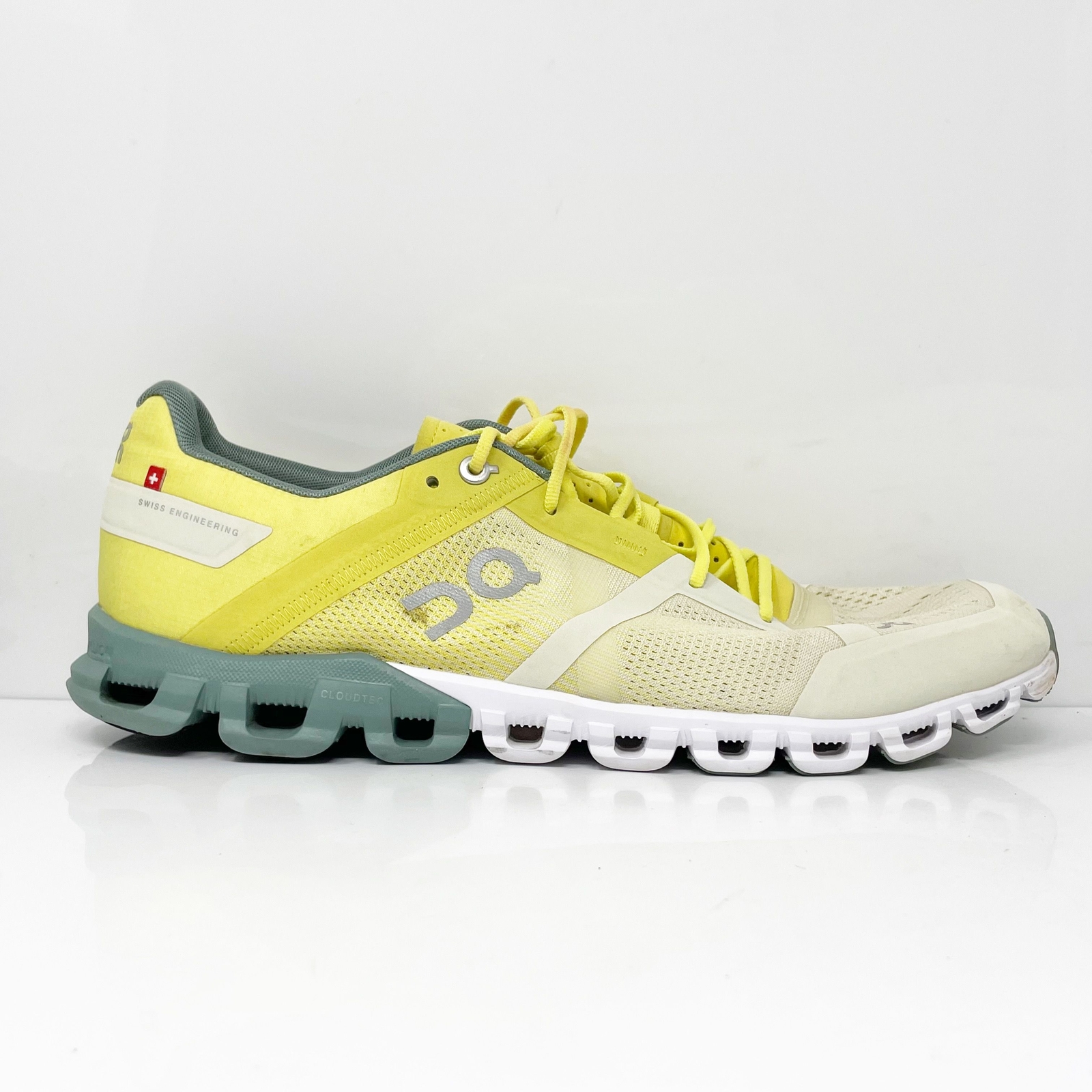 On Mens Swiss Engineering Cloudflow Yellow Running Sh… - Gem