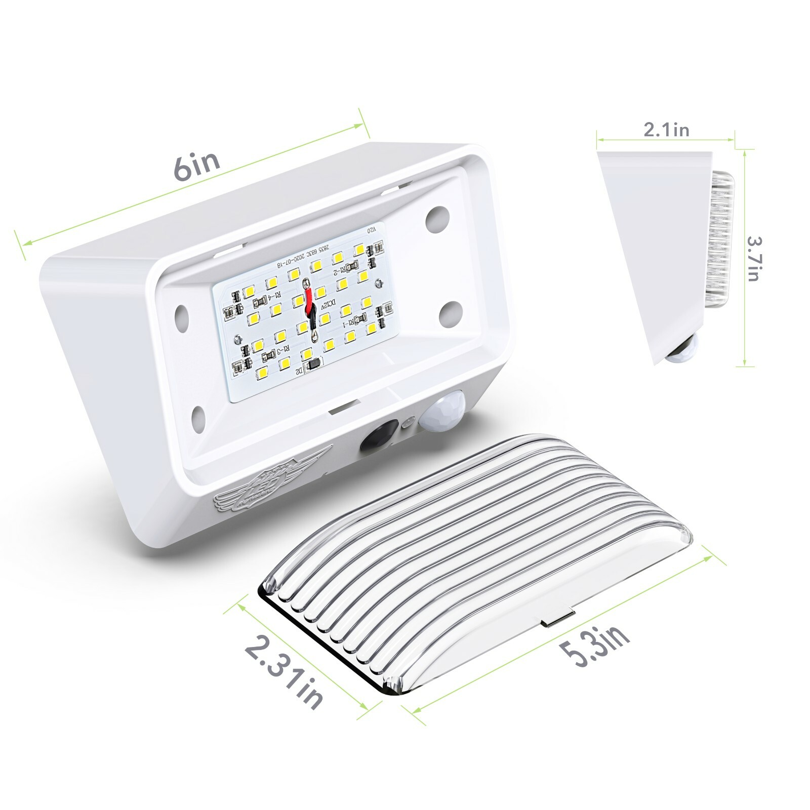 Leisure LED RV Motion Sensor Exterior Porch Utility Light Camper 12 ...