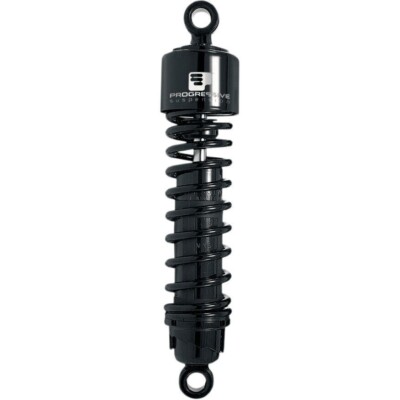 Progressive 412 Series 12" Black Standard Duty Rear Shocks Harley Dyna ...