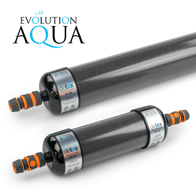 EVOLUTION AQUA DETOX DECHLORINATOR 12” 30” CARBON IN LINE KOI GARDEN ...