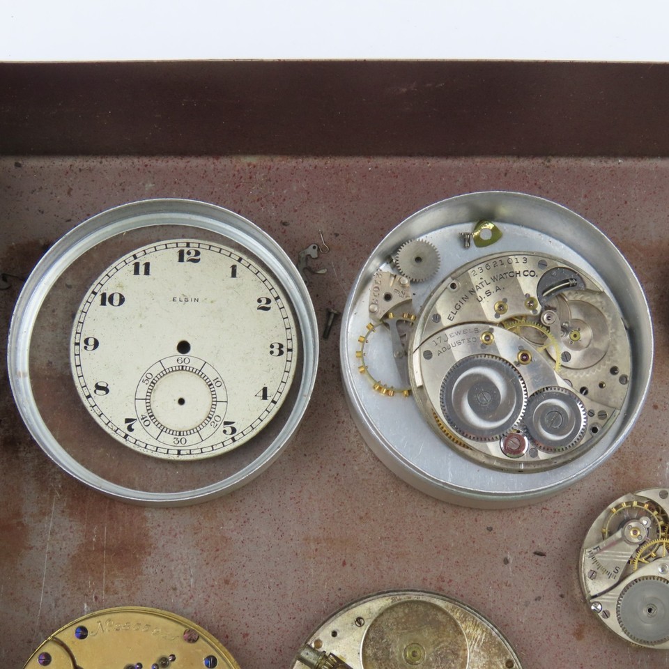Elgin Pocket Watch Movements | 18s 16s 12s 6s| Watchmaker Special | eBay