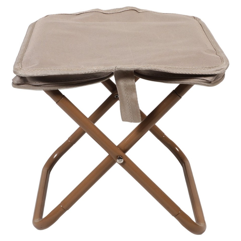 Outdoor Folding Chair - Portable Collapsible Camp Stool, Folding Foot ...