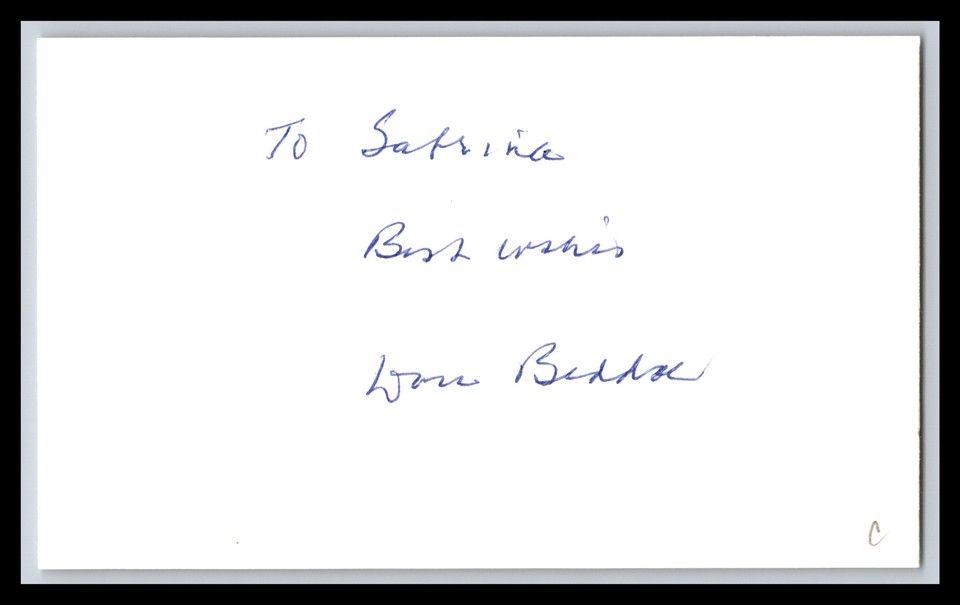 Don Beddoe - Actor - 3x5 Card - Signed / Autograph (c) | eBay