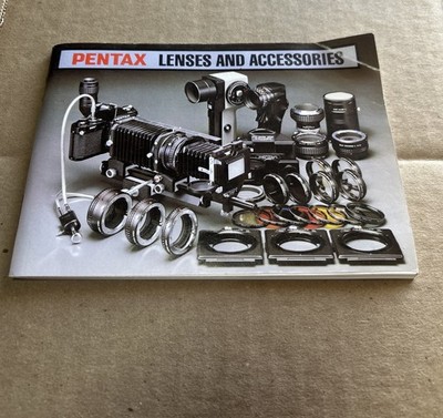 Original Pentax Lenses and Accessories Guide Photo Book | eBay
