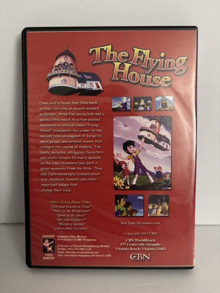 The Flying House Bible DVD 2 Episode Blast From The Past / Star ...
