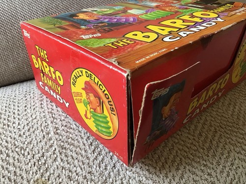 24 VINTAGE TOPPS BARFO FAMILY CANDY COUNTER DISPLAY NEVER USED VOMET ...