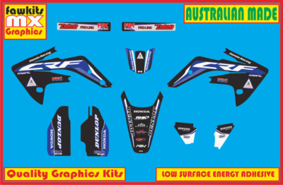 HONDA CRF 150R-RB 2007-2024 MX GRAPHICS KIT DECALS STICKER KIT BUBBLE ...