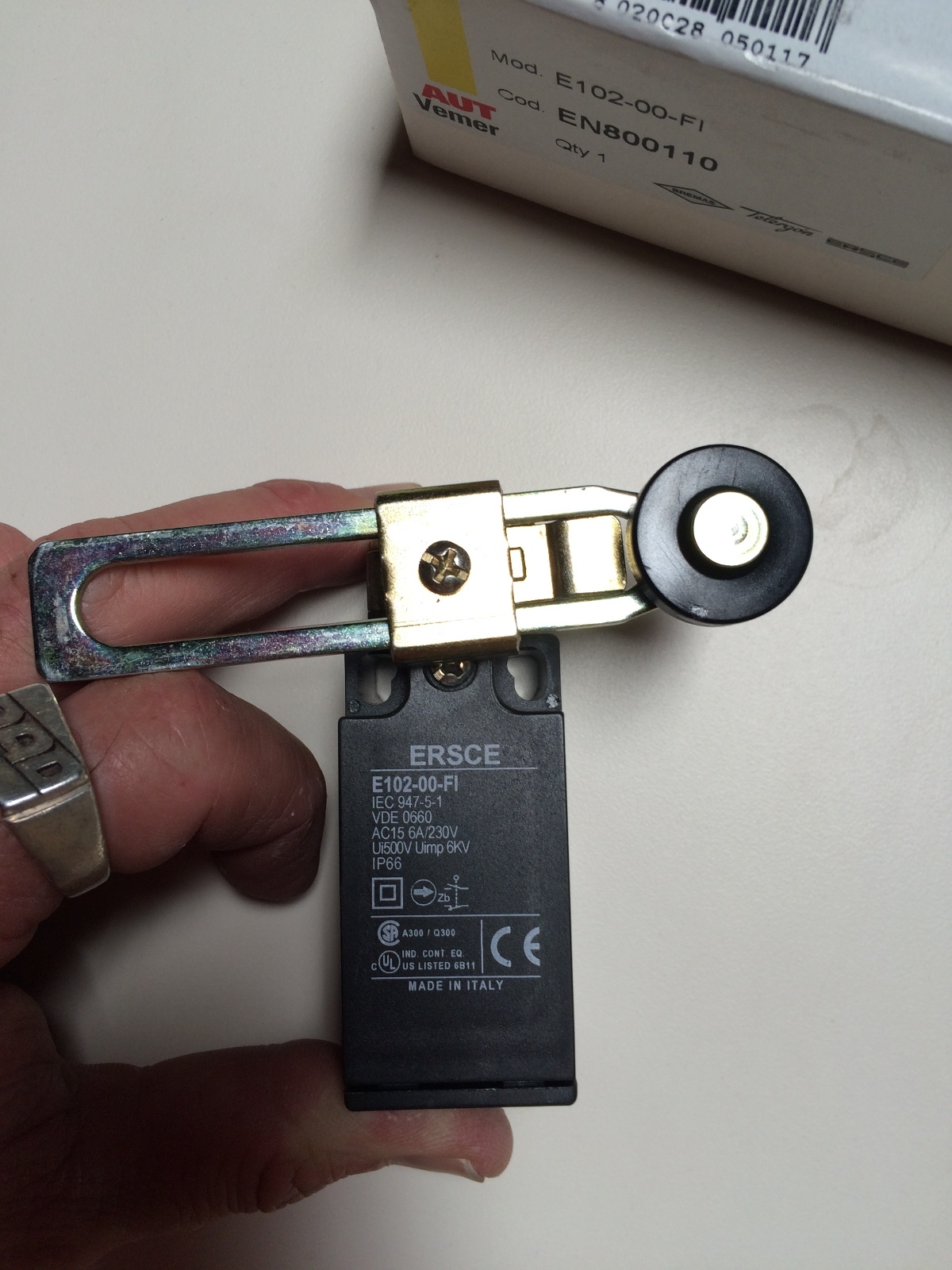 ERSCE Rotary Lever Limit Switch E102-00-FI | eBay