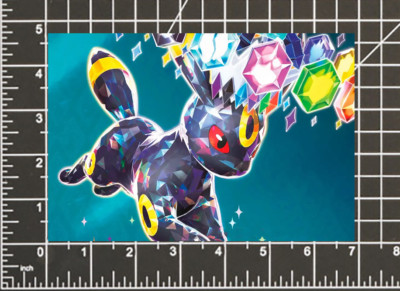 Umbreon Prismatic Evolution POKEMON STICKER DECAL 4 Different Sizes | eBay