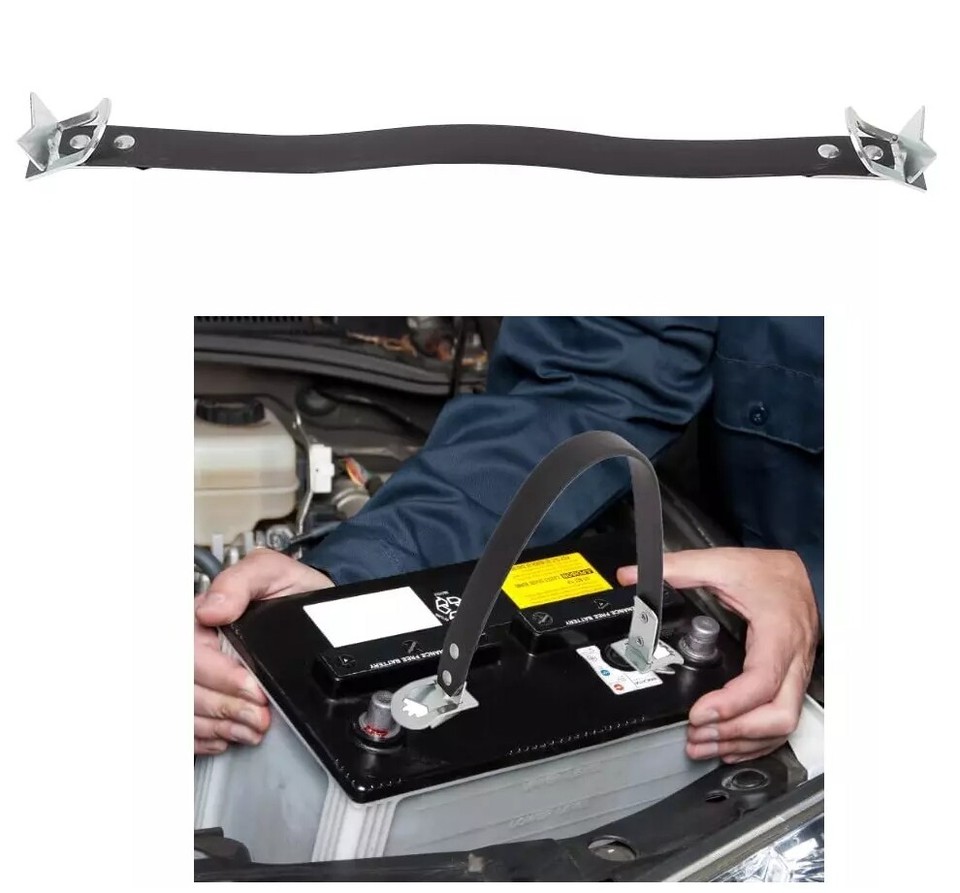 14” Heavy Duty Side Lift Strap Car Battery Carrier Strap Battery ...