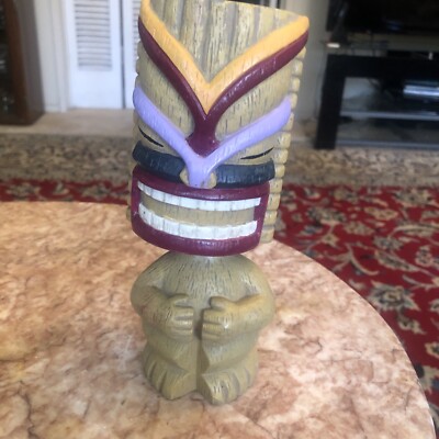 Tiki Wiki Bobblehead 7.5" Tall Fun and bright Hawaiin Polynesian Style ...