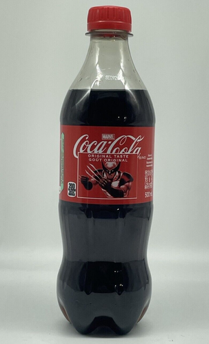 2024 Coca-Cola Original WOLVERINE Full Bottle Marvel Limited Edition ...