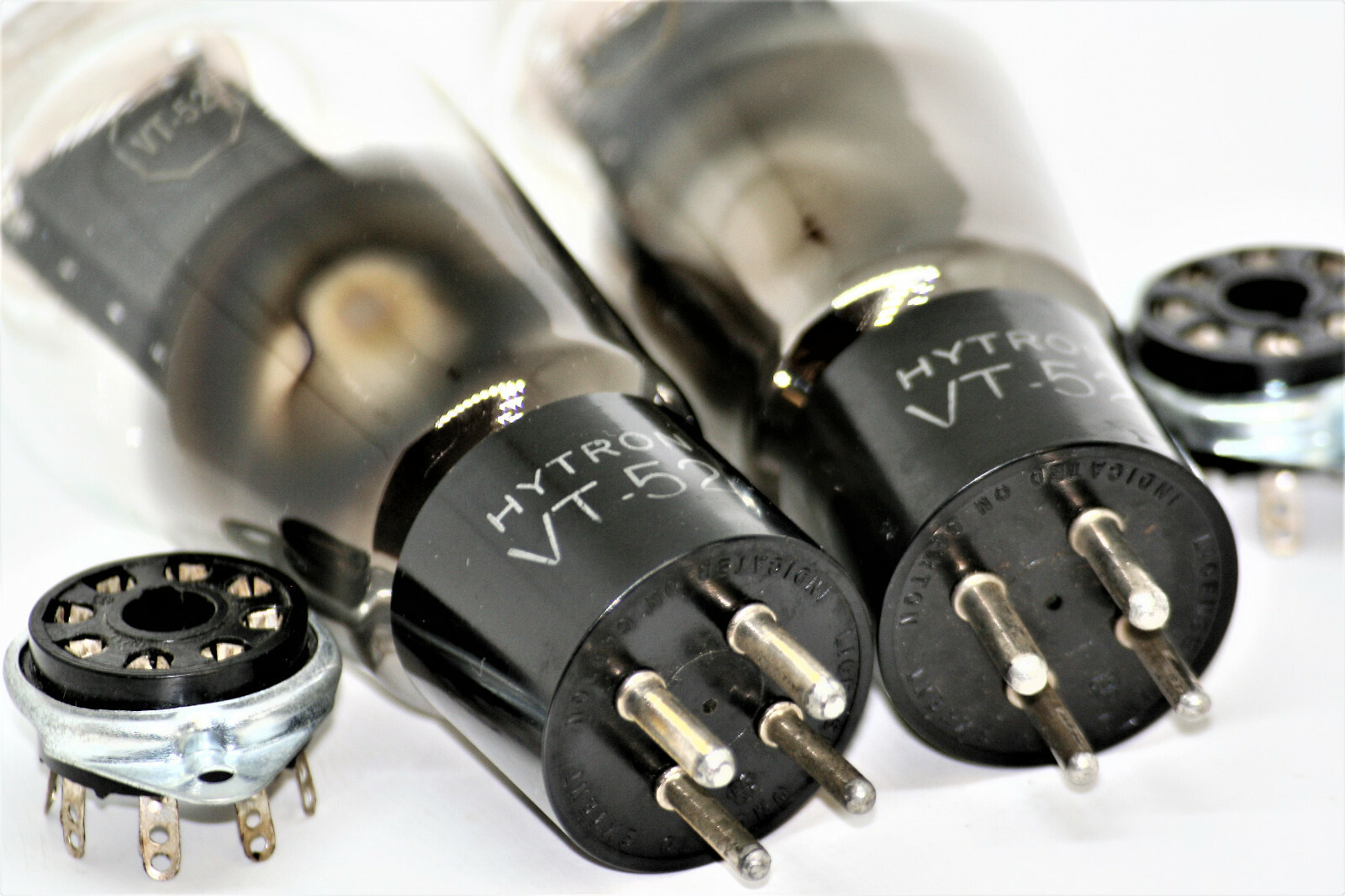 vt52 tube matched PAIR tubes Hytron mono plate 45 special 245 2A3 345 ...