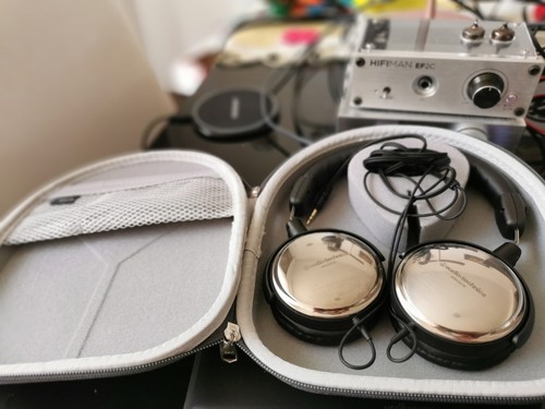 Audio-Technica ATH-ES10 Headband Headphones - Black/Silver for sale ...