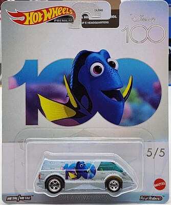 HOT WHEELS 2023 DISNEY'S 100 YEARS FINDING NEMO's DORY DREAM VAN XGW RR ...