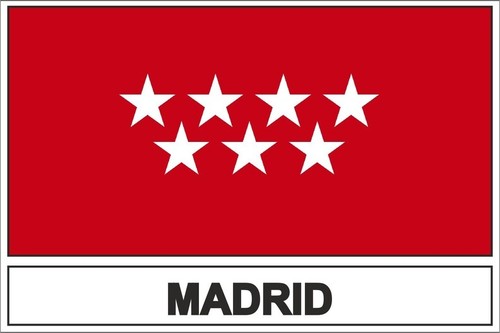 Sticker Flag Madrid | eBay