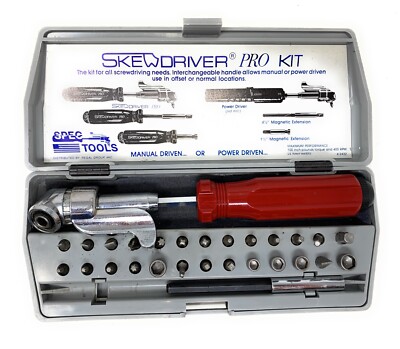 Spec Tools Skewdriver Pro 29 Pc Ratcheting RT angle Screwdriver & Bit ...