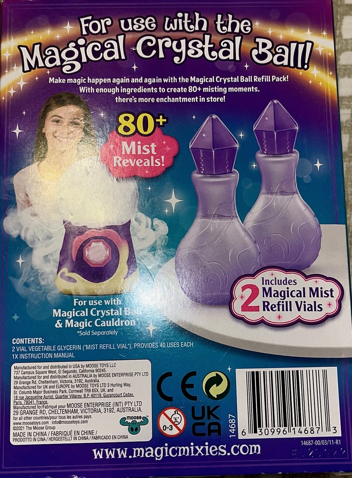 Magic Mixies Magical Mist and Spells Refill Pack for Magic Cauldron ...