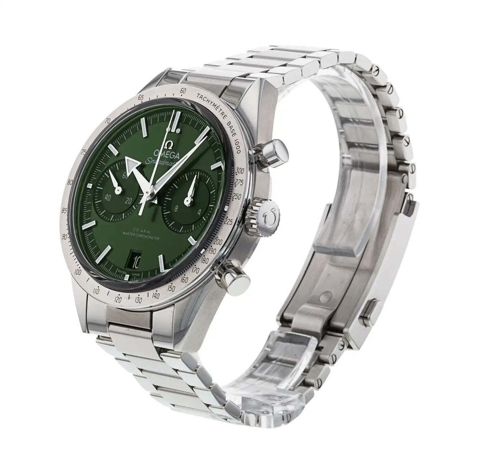 Omega Speedmaster '57 Green Chronograph 40.5mm 332.10.41.51.10.001 | eBay