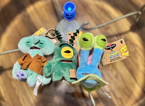 FULL Set of 3— SpongeBob x Fuggler Plush Keychains | eBay