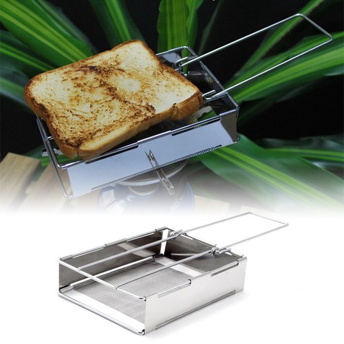Bread Toaster Lightweight Perfect For Camping Portable Stainless Steel ...