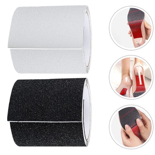 2 Pcs Anti Shoes Pads High Heel PVC Adhesive Mute Sole Protectors ...