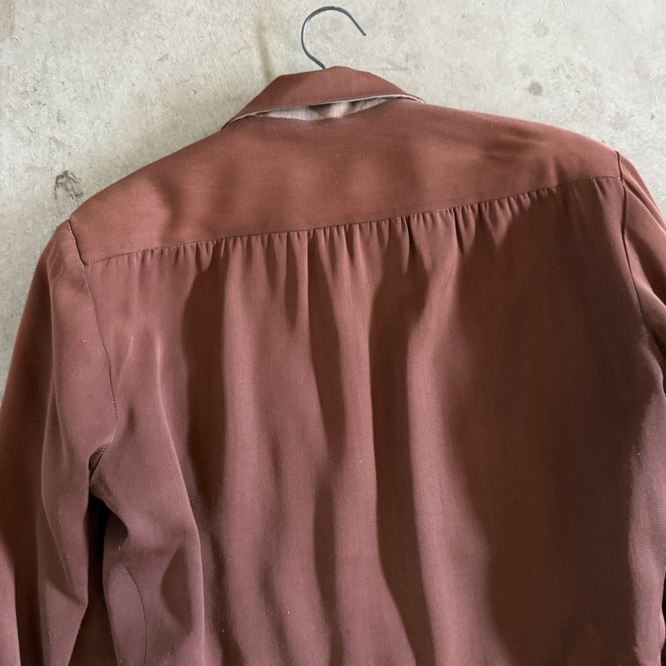 Vintage 50s Atomic Fleck Gabardine Ricky Jacket Reversible Men M/L ...