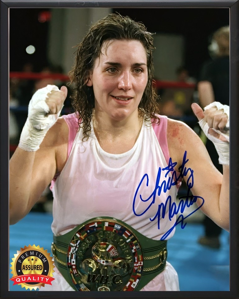 Christy Martin - WBC World Champion - Autograph Reprint - Metal Sign 11 ...